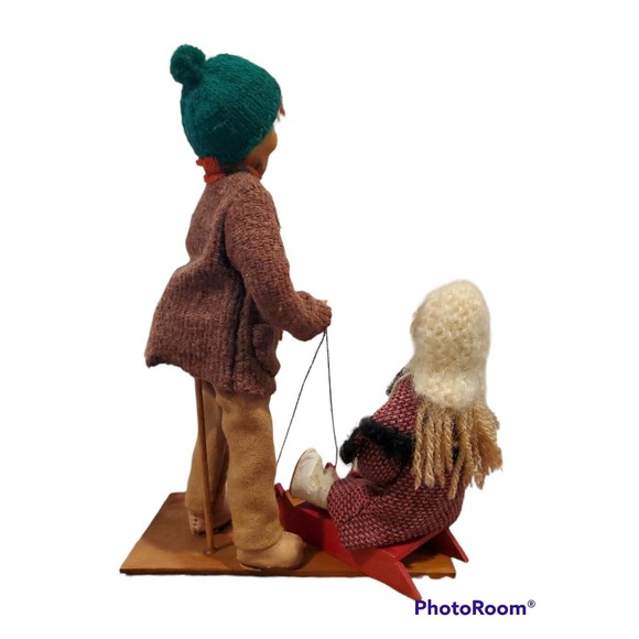 Etolia | Toys | Vintage Handmade Etolia Stone Doll Handcarved Wooden ...